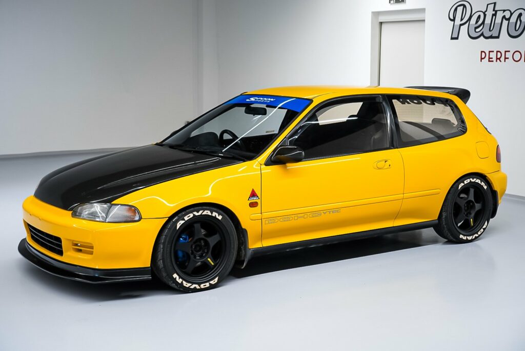 JDM Civic EG6 SiR-S – Sunlight yellow – Spoon Sports – Petrol Positive Performance Cars GmbH