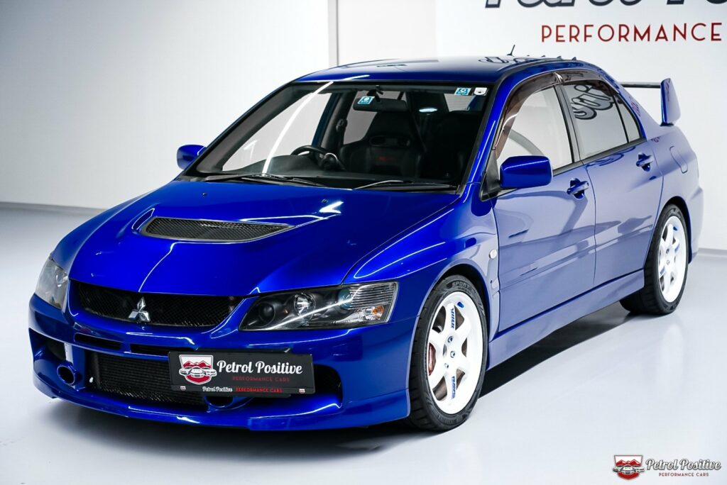 JDM Mitsubishi EVO 9 GSR – Electric Blue – Petrol Positive Performance ...