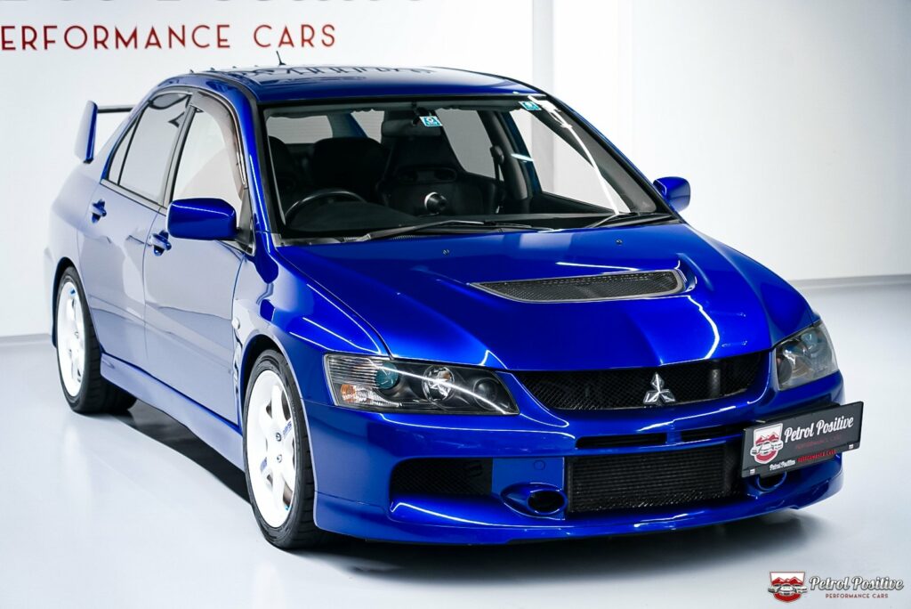 JDM Mitsubishi EVO 9 GSR – Electric Blue – Petrol Positive Performance ...