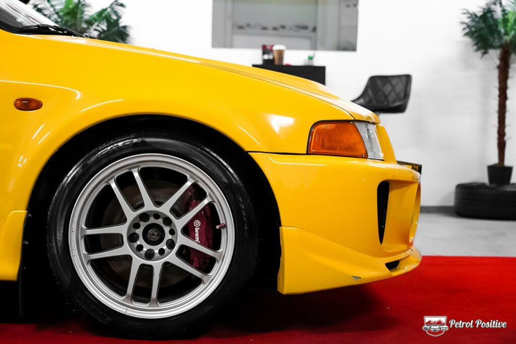 LHD Mitsubishi Lancer Evo V – Rare Dandelion Yellow – Petrol Positive ...
