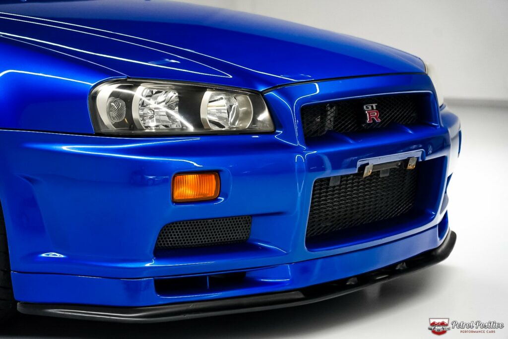 Nissan Skyline R34 GTR – Bayside Blue – Petrol Positive Performance ...