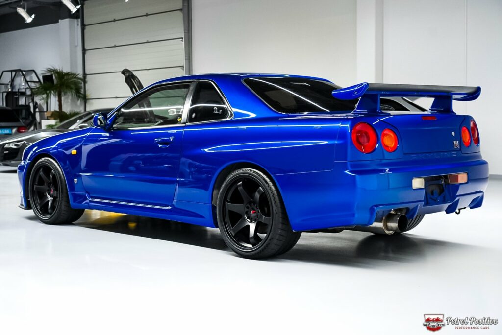 Nissan Skyline R34 GTR – Bayside Blue – Petrol Positive Performance Cars GmbH