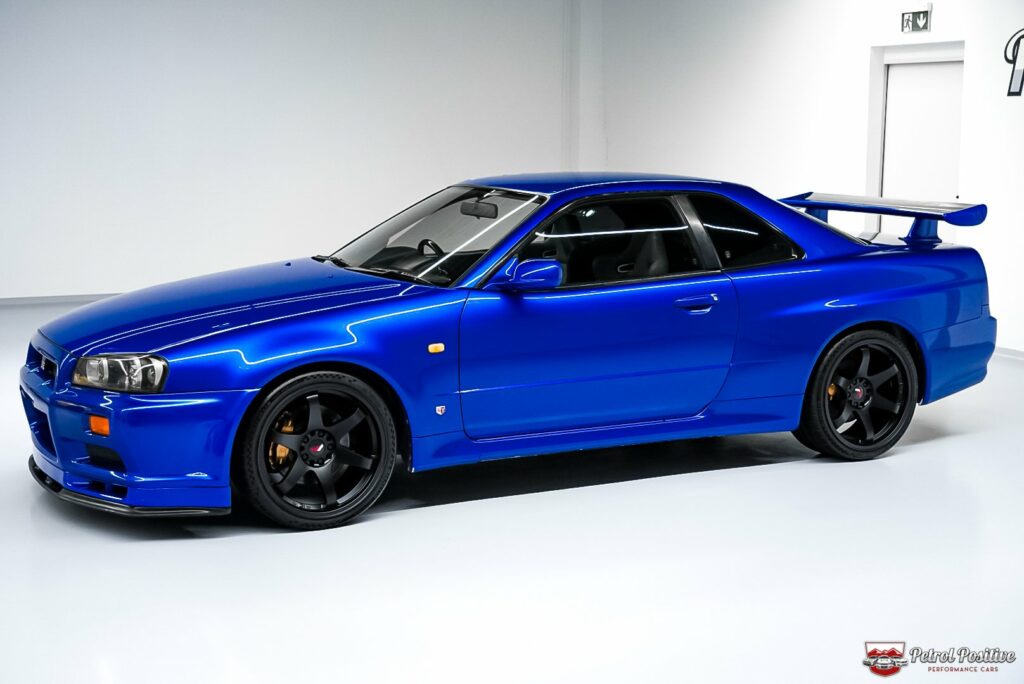 Nissan Skyline R34 GTR – Bayside Blue – Petrol Positive Performance ...
