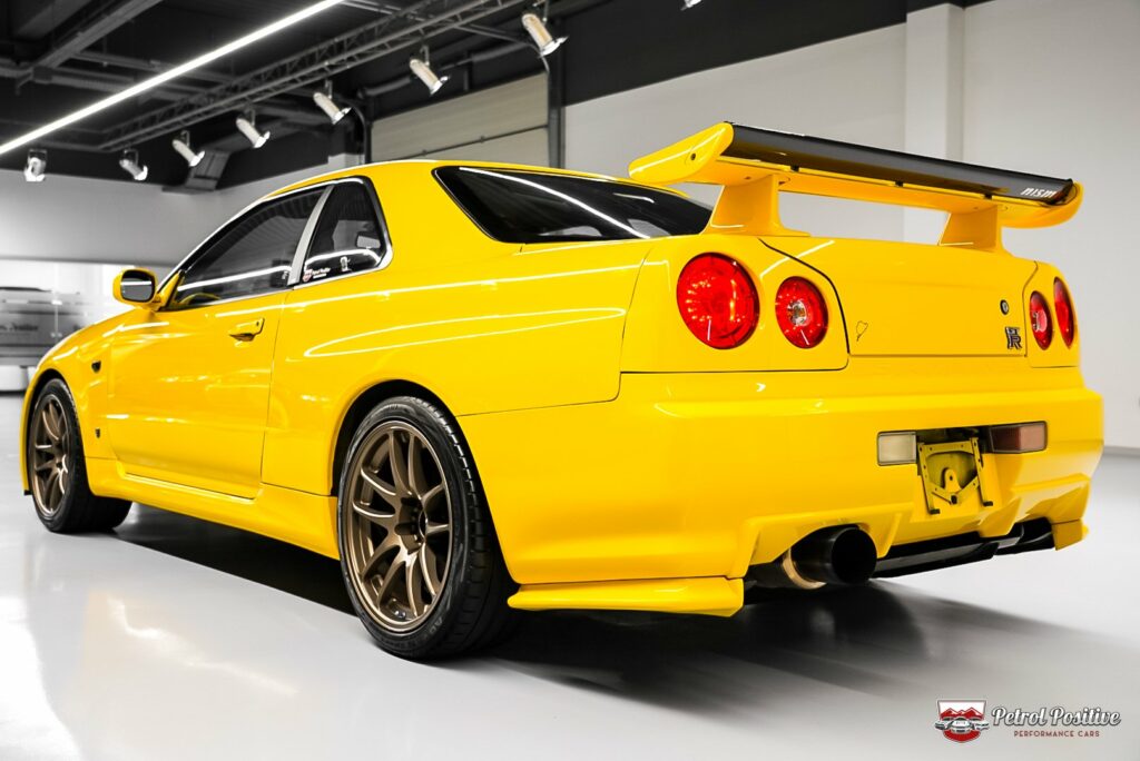 Nissan Skyline R34 GTR – EV1 Yellow 1 of 68 – Petrol Positive ...