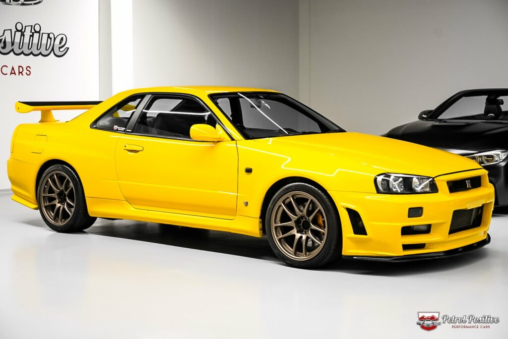 Nissan Skyline R34 GTR – EV1 Yellow 1 of 68 – Petrol Positive ...