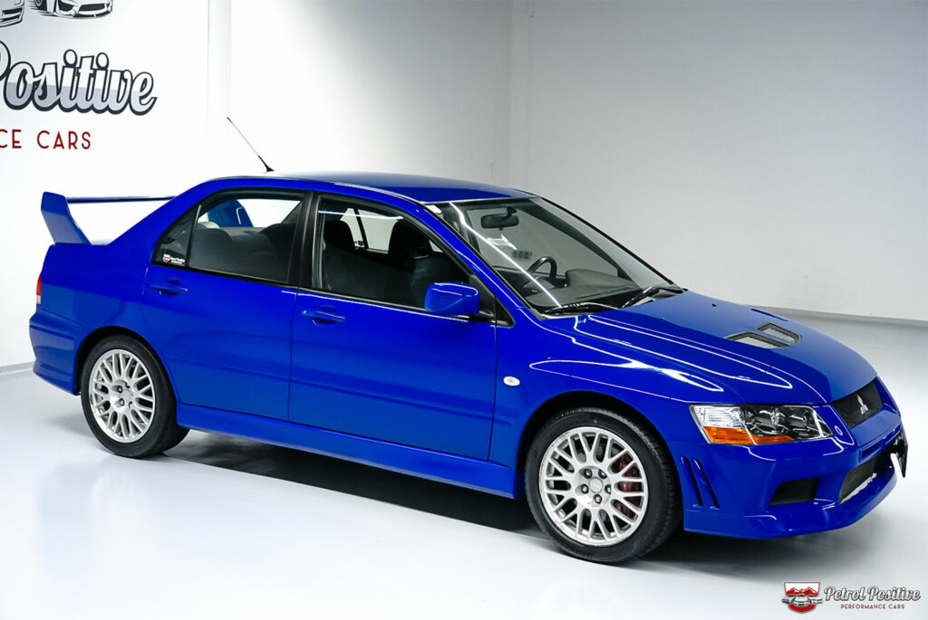 LHD Mitsubishi Lancer Evo VII GSR – French Blue – Petrol Positive ...