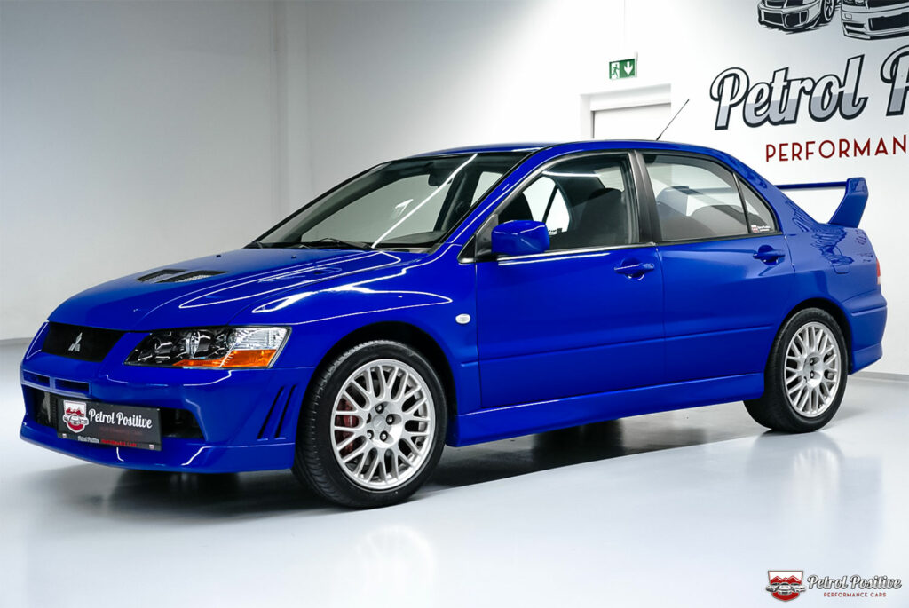 LHD Mitsubishi Lancer Evo VII GSR – French Blue – Petrol Positive ...
