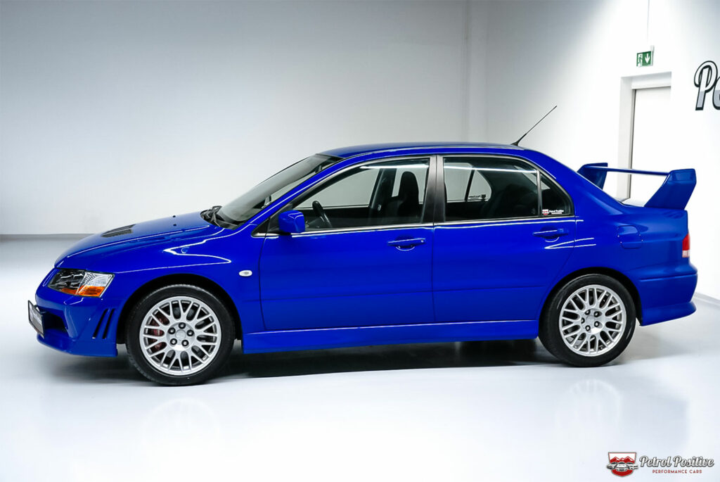 LHD Mitsubishi Lancer Evo VII GSR – French Blue – Petrol Positive ...