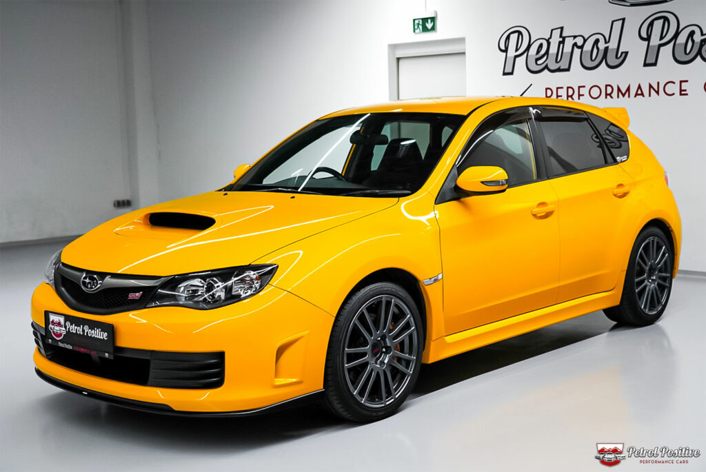 Subaru Impreza STI Spec C-Limited Sunrise Yellow – Petrol Positive Performance Cars GmbH