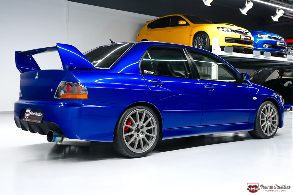 LHD Mitsubishi Evo IX – Electric Blue Pearl – Petrol Positive ...