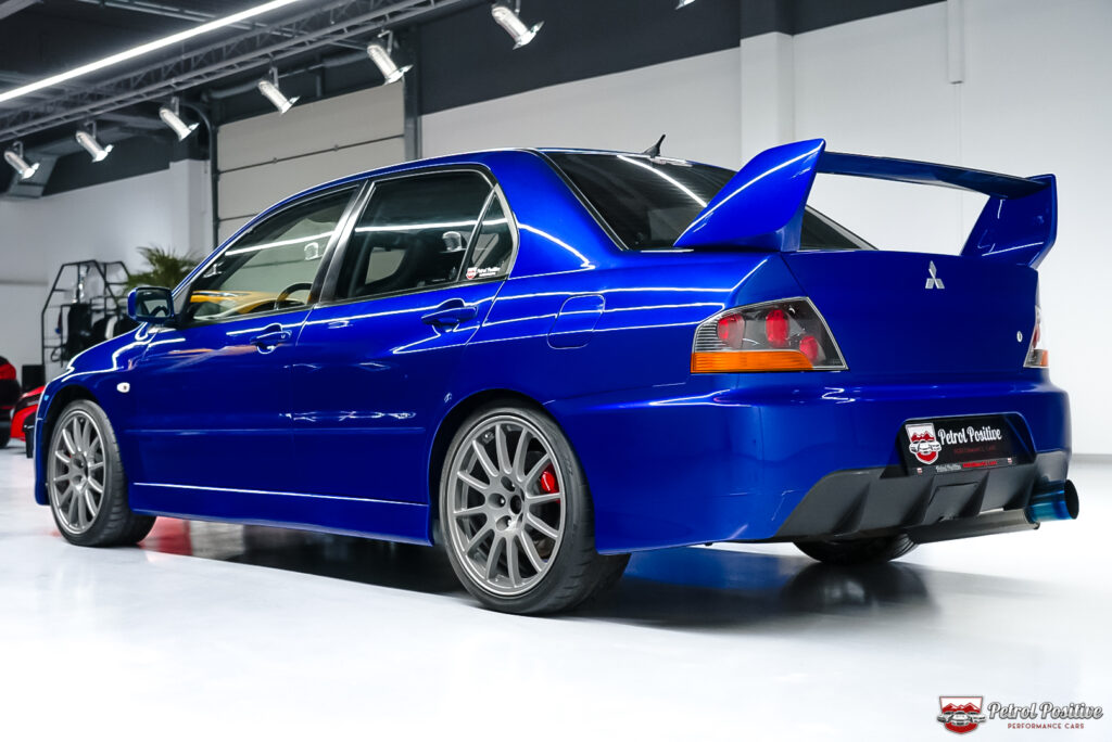 LHD Mitsubishi Evo IX – Electric Blue Pearl – Petrol Positive ...