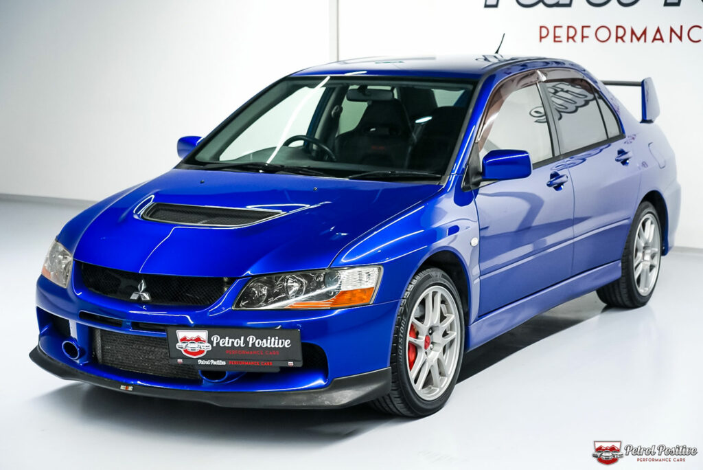 JDM Mitsubishi Evo IX – Ruri Blue - Petrol Positive Performance Cars GmbH