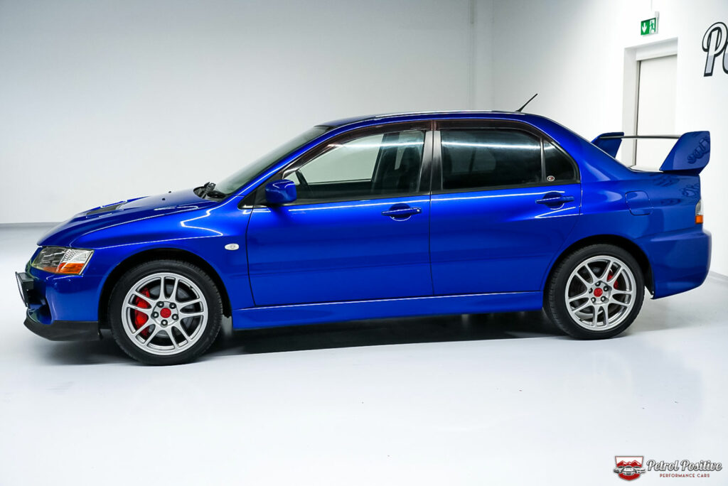 JDM Mitsubishi Evo IX – Ruri Blue - Petrol Positive Performance Cars GmbH
