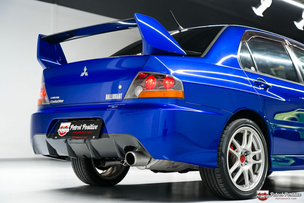 JDM Mitsubishi Evo IX – Ruri Blue - Petrol Positive Performance Cars GmbH