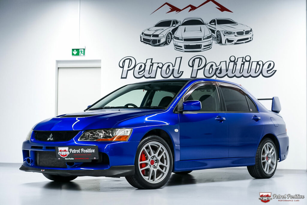 JDM Mitsubishi Evo IX – Ruri Blue - Petrol Positive Performance Cars GmbH