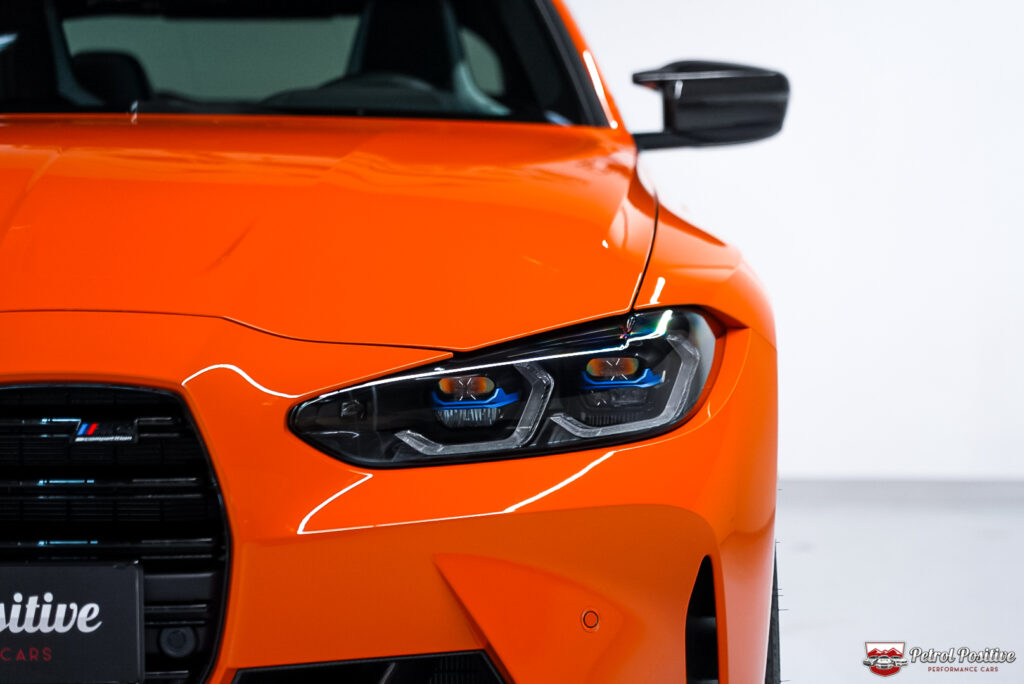 2022 M4 Competition Feuerorange – Petrol Positive Performance Cars GmbH