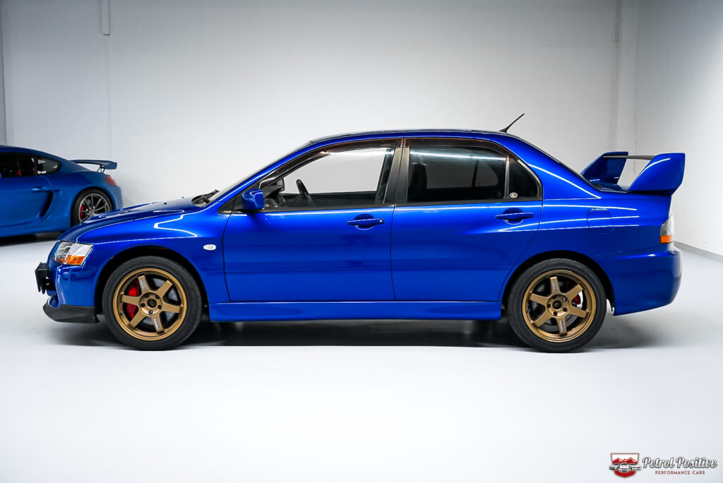 JDM Mitsubishi Evo IX – Ruri Blue – Petrol Positive Performance Cars GmbH