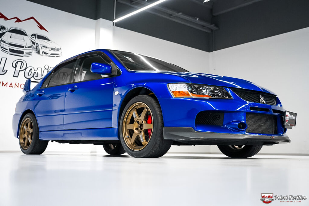 JDM Mitsubishi Evo IX – Ruri Blue – Petrol Positive Performance Cars GmbH