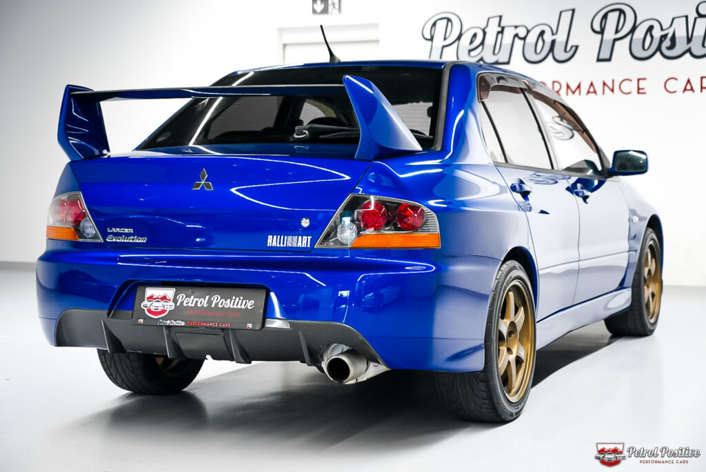 JDM Mitsubishi Evo IX – Ruri Blue – Petrol Positive Performance Cars GmbH