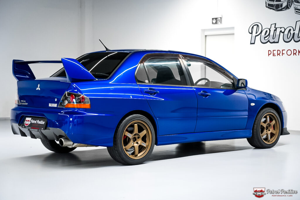 JDM Mitsubishi Evo IX – Ruri Blue - Petrol Positive Performance Cars GmbH