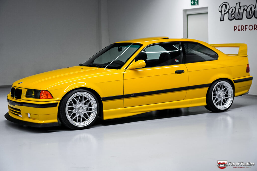 BMW E36 M3 Dakar Gelb – Petrol Positive Performance Cars GmbH