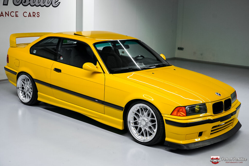 BMW E36 M3 Dakar Gelb – Petrol Positive Performance Cars GmbH